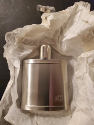 Colibri RARE Stainless Steel 6 oz Polished Silver Flask w/ Funnel ...