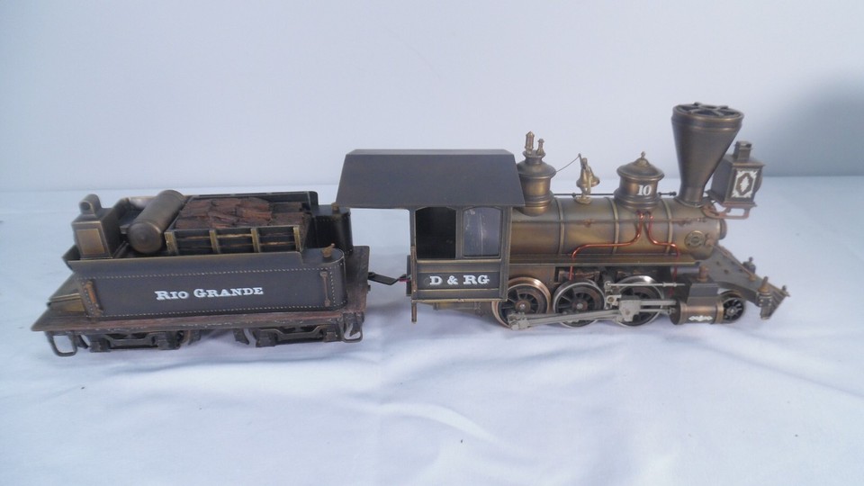 Delton Locomotive 2241 2-6-0 Denver Rio Grande Brass G Scale Steam ...