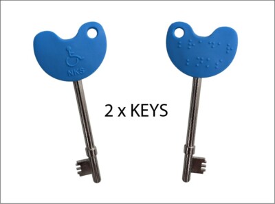 2 x NKS RADAR KEY Disabled Toilet Bathroom Door Access - UK SELLER ...