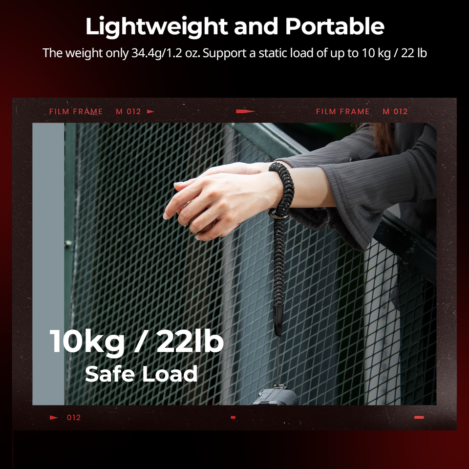 SmallRig Camera Wrist Strap, Universal Braided Camera Hand Strap Safety ...