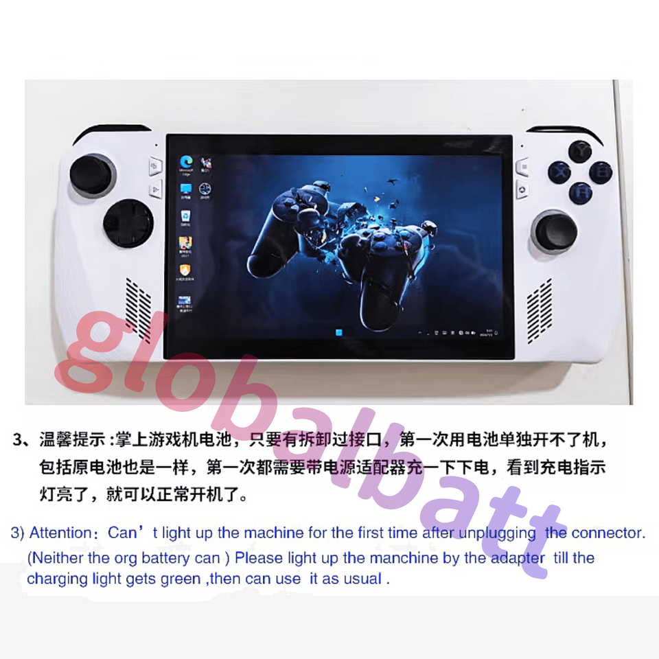 100% New 4780mAh C41N2208 Battery for Asus RC71L Gaming Handheld series ...