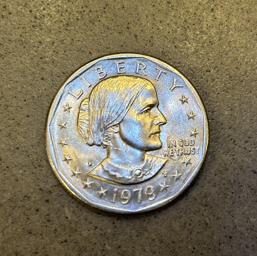Rare 1979 Susan B Anthony D Denver FG - Frank Gasparro ONE DOLLAR U.S ...