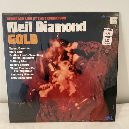 Neil Diamond Gold LP Vinyl Record Album Live at The Troubadour ...