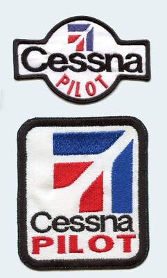 CESSNA Pilot - 2 Patch Set #6 - C152 C172 Flying Aircraft Pilot - FREE ...