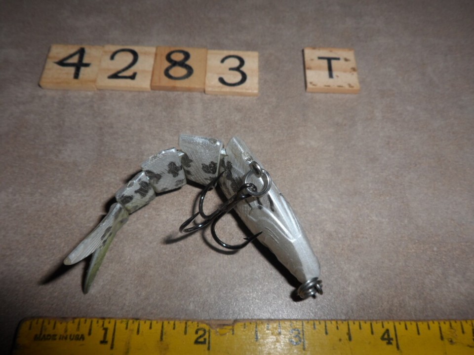 T4283 T KICK TAIL MULTI JOINTED HARD SWIM BAIT FISHING LURE | eBay