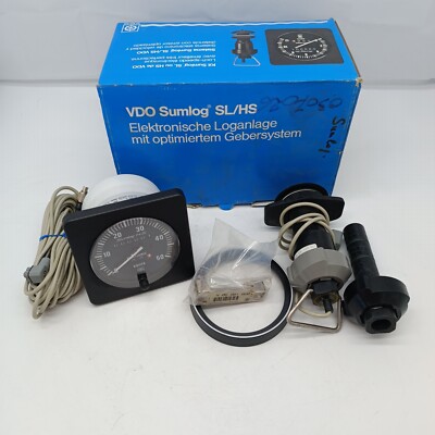 VDO Sumlog 0-50 knots SL HS Marine Speedometer Log Boat Speed kit ...