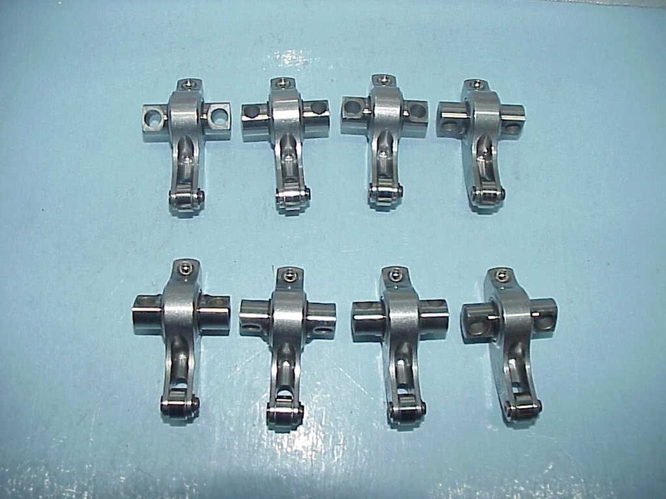 8 T & D Stainless Shaft Roller Rockers Arms 1.90 Ratio Code "J" 1.650 ...