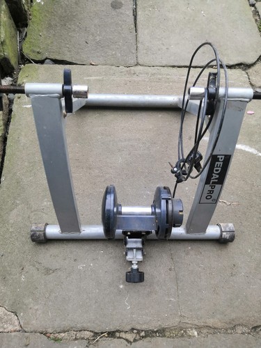 Bike rear wheel Turbo Trainer 26-28" wheels grey PEDALPRO cycling tour ...