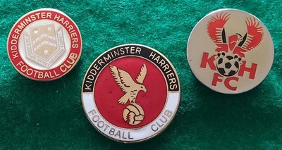 Vintage Kidderminster Harriers Football Club Enamel Badges x3 | eBay UK