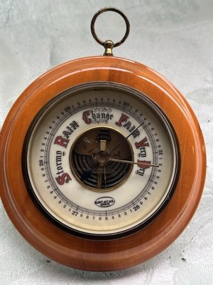 Vintage STELLAR GERMANY Barometer Round Wall Mount | eBay