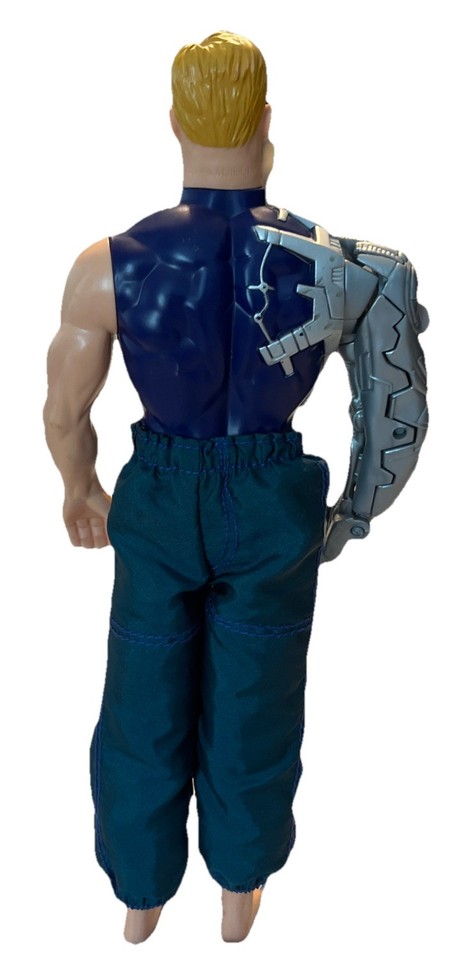 Max Steel Psycho Cyborg VTG Action Figure 1998 Mattel 11" Series gi joe ...