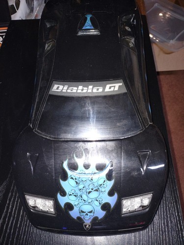 HPI Super Nitro RS4 Lamborghini Diablo GT 300mm 7502 Painted/Finished ...