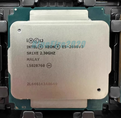 Intel Xeon E5-2698 V3 2.3GHz SR1XE 16 Core 32 threads LGA2011-3 CPU ...