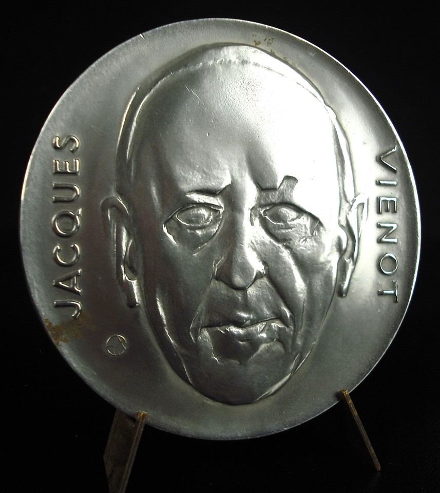 Medal Jacques Viénot Designer Design Aesthetic Industrial Metal Inox ...