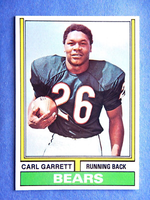 Carl Garrett #506 Topps 1974 Football Card (Chicago Bears) E | eBay