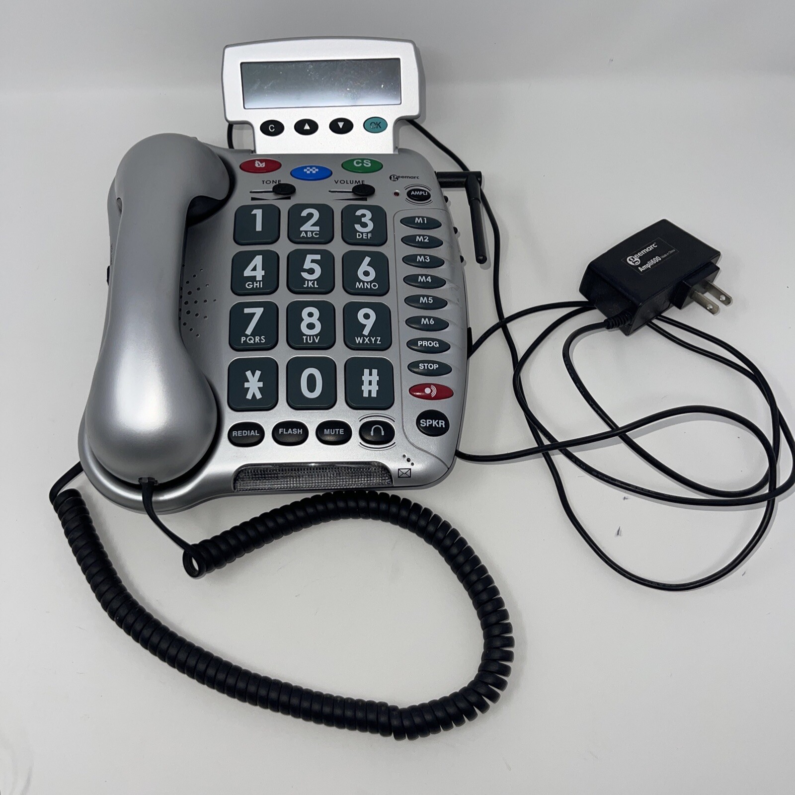 Geemarc AMPLI600 Emergency Response Amplified Loud Phone Big Number | eBay