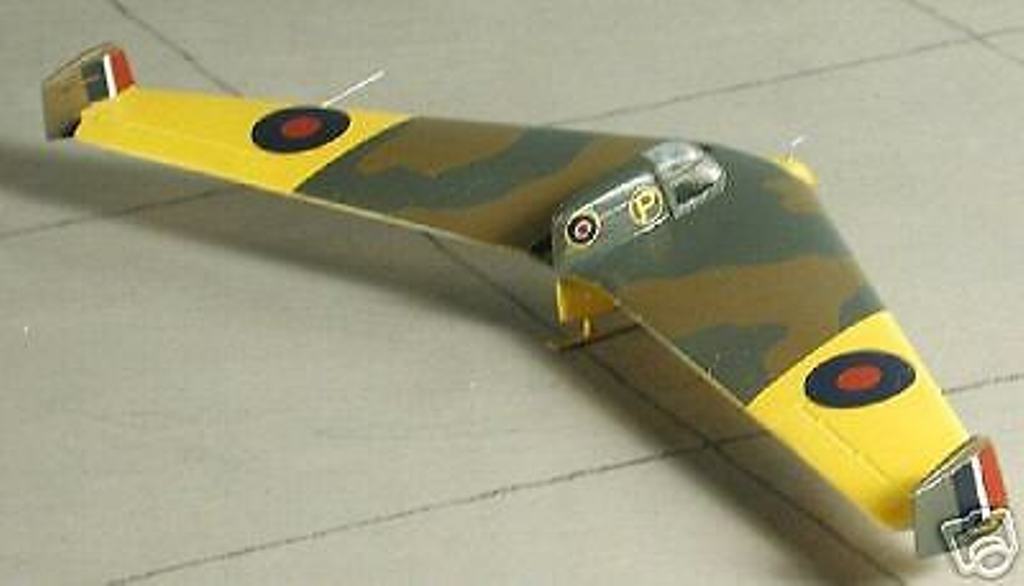 Baynes Bat Military Glider Airplane Desktop Kiln Dry Wood Model Free ...