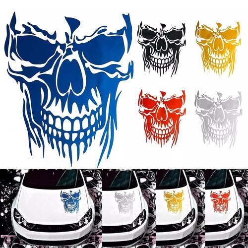 Evil Skull Sticker Scary Skeleton Decals Car Truck Window Hood Vinyl ...