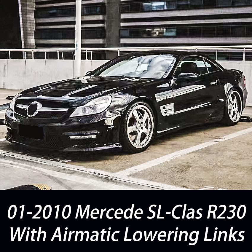 for Mercedes SL R230 SL550 SL600 Adjustable ABC Suspension Lowering ...
