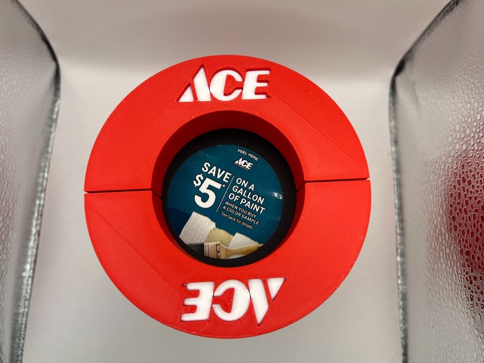 Magnetic Sample Half Pint Adapter For Paint Shakers (For Ben Moore Or C ...