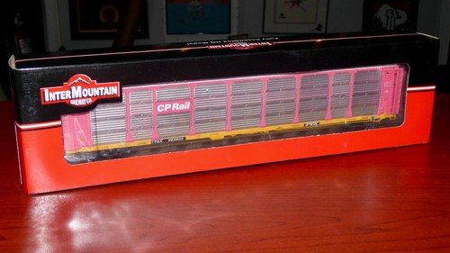 INTERMOUNTAIN HO BI-LEVEL AUTO RACK CPAA FLAT CAR No. 543046 CANADIAN ...