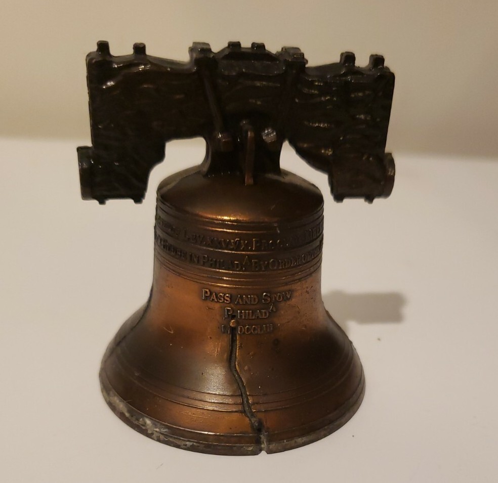 VTG LIBERTY BELL REPLICA , Pass And Stow, Philadelphia,bronze heavy,2. ...