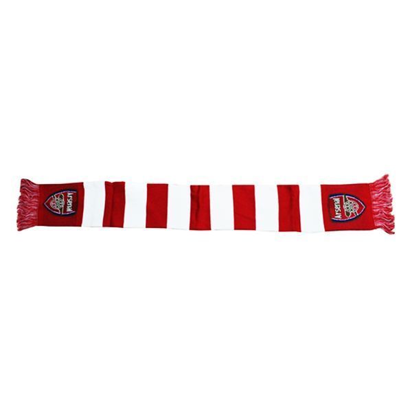 ARSENAL FC SCARF 100% ACRYLIC SCARF MADE IN THE UK OFFICIALLY LICENSED ...