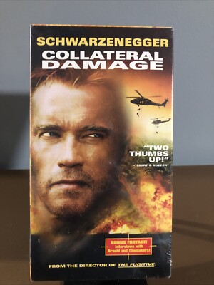 Collateral Damage (New Sealed VHS) Arnold Schwarzenegger, John ...