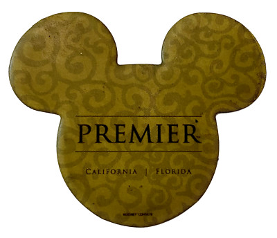 Disney Disneyland Premier Passport Annual Passholder Car Magnet Gold ...