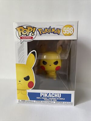 Funko Pop! Animation: Pokemon - Pikachu (Angry) Vinyl Figure ...