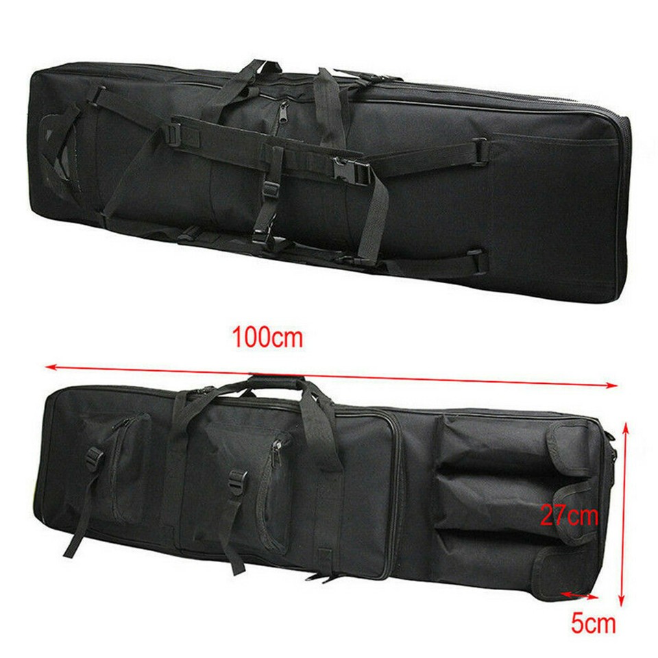 Large Padded Camo /Green /Black Air Rifle Gun Carry Case Bag Slip Soft ...