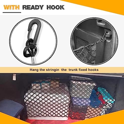Car Cargo Net, Car Trunk Cargo Storage Organize Net Stretchable with ...