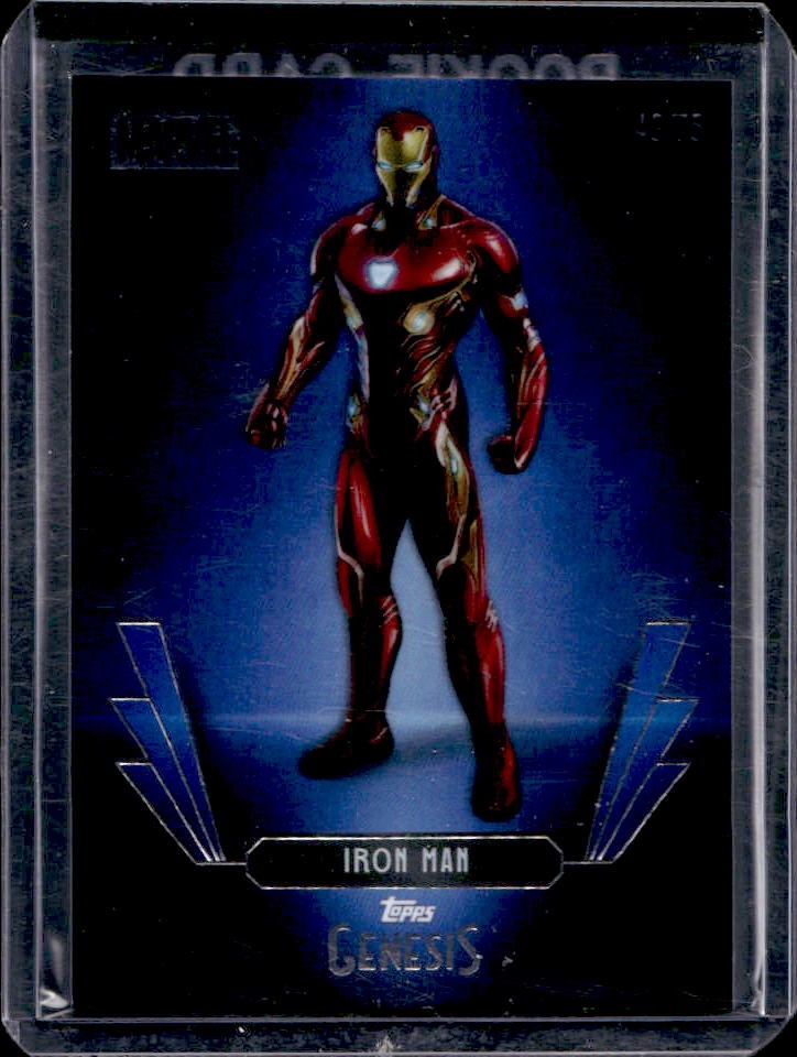 Iron Man 2025 Topps Disney Genesis #83 Red Shimmer /5 Price Guide ...