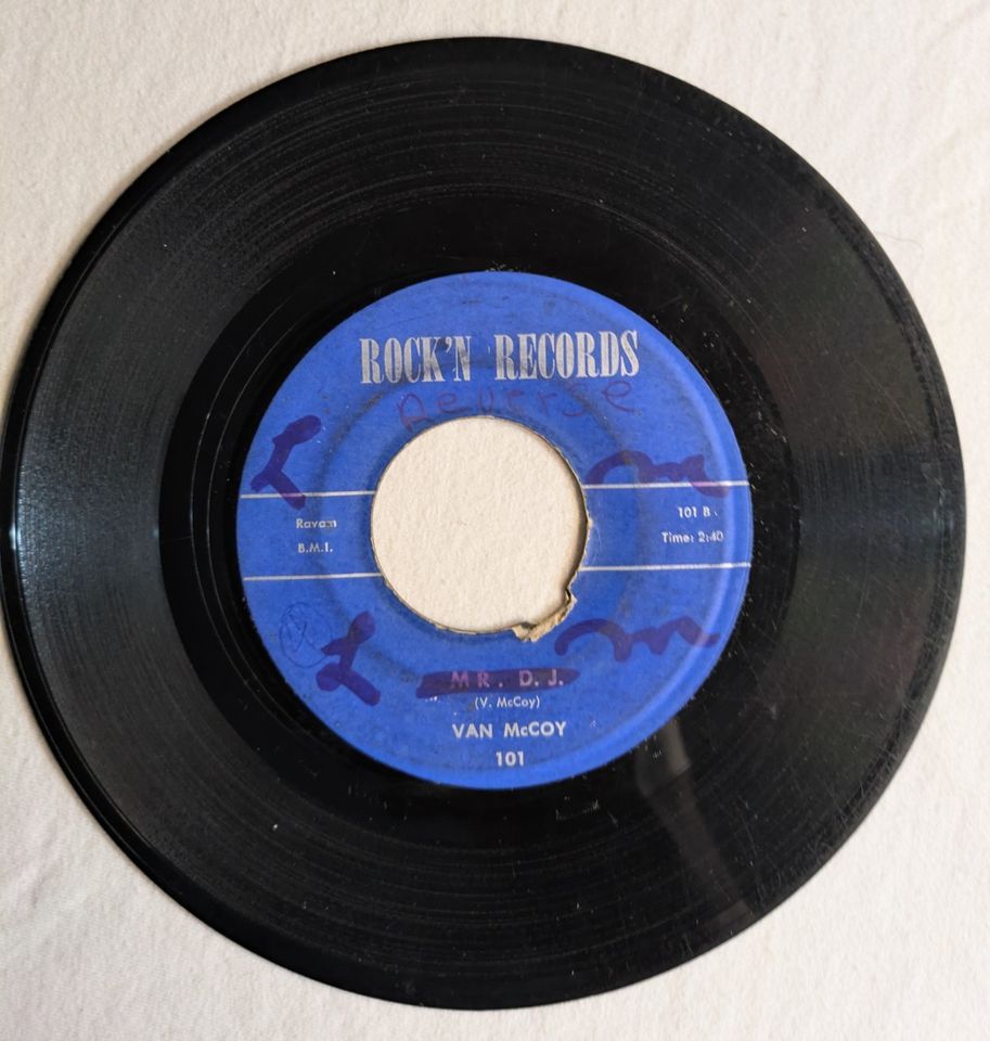 Van McCoy Never Trust A Friend 45 Rock'n Records 101 RARE 1961 SOUL VG+ ...