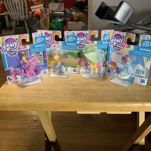 Hasbro My Little Pony 4,ponies To This Set Beautiful Miniature Ponies ...