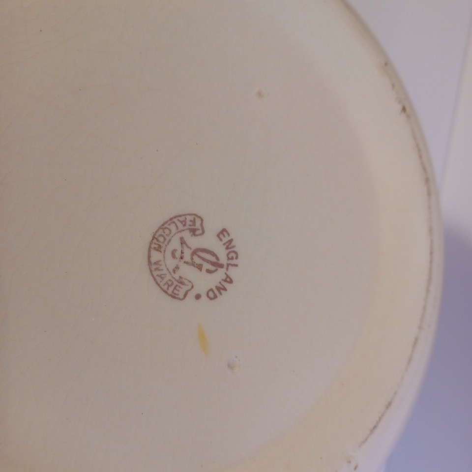 Lawrence & Grundy Falcon Ware Fox Hunt Transferware Chamber Pot | eBay