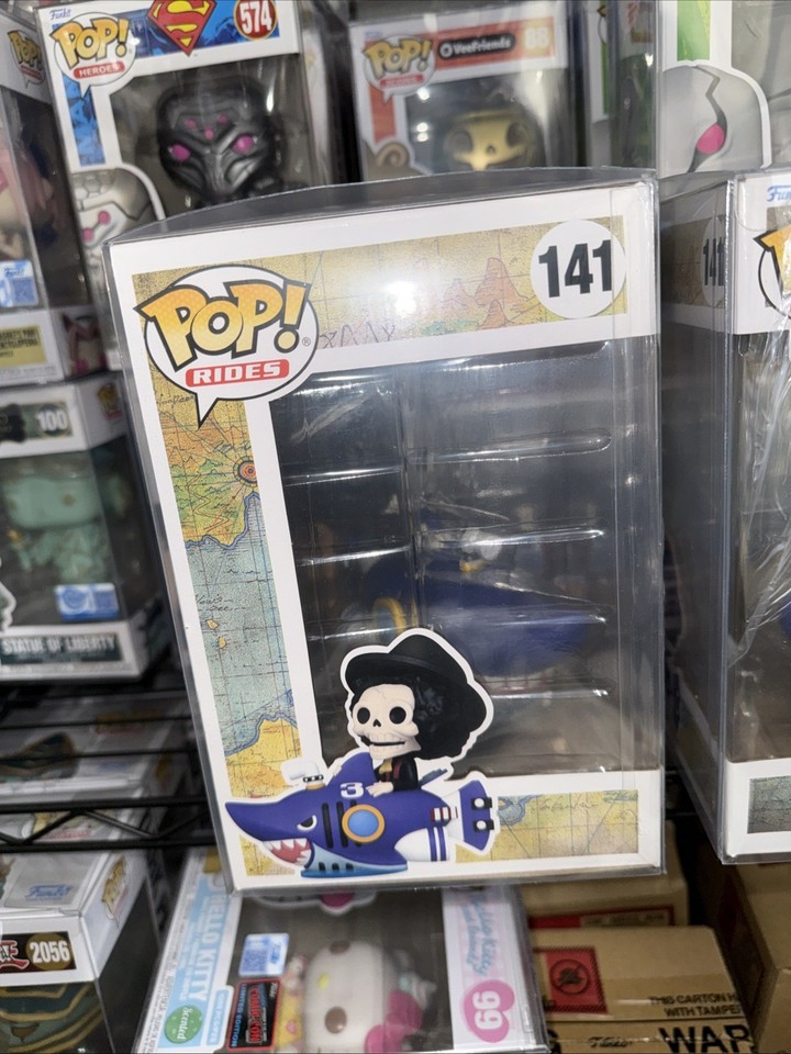 Funko Pop! Rides Deluxe: One Piece - Brook with Shark Submerge (NYCC ...