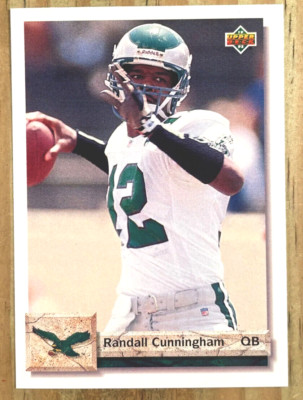 1992 UPPER DECK RANDALL CUNNINGHAM CARD#608 NM-MT UNLV EAGLES VIKINGS ...