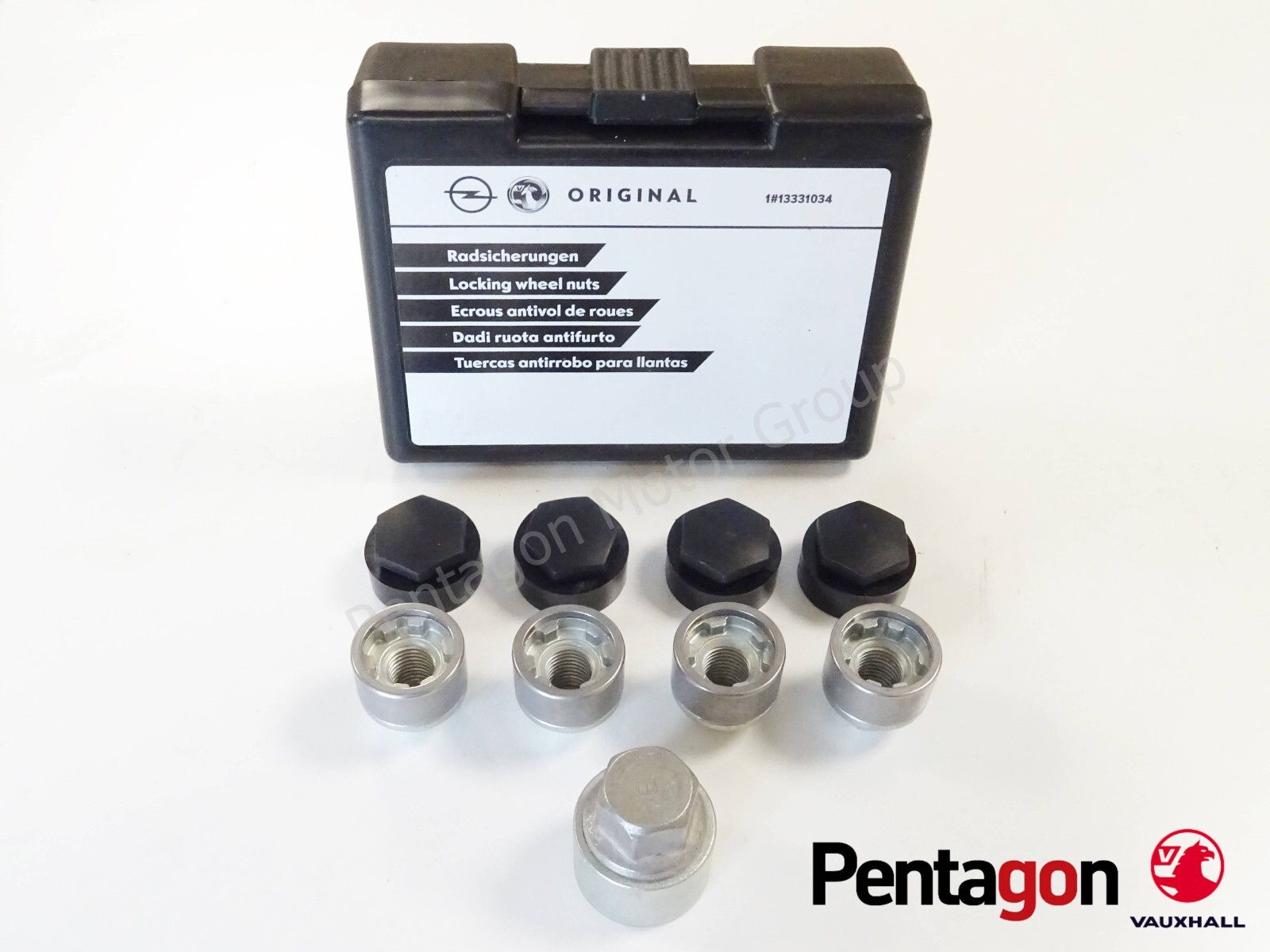 Genuine Vauxhall Astra J/K Mokka Zafira Insignia Locking Wheel Nuts Set ...