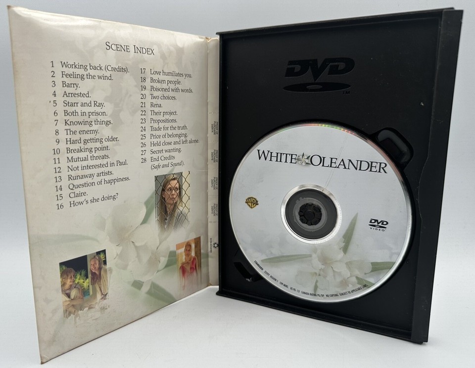 White Oleander DVD Full Screen Alison Lohan Michelle Pfeiffer Renee ...