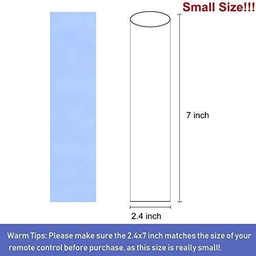 Small Shrink Wrap Bags for TV Remote Control 2.4x7 Inches Clear PVC ...