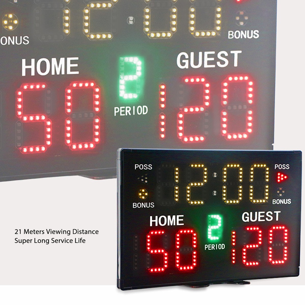 Basketball Scoreboard Sjabloon Rode Basketbalscorebord Instagram Post