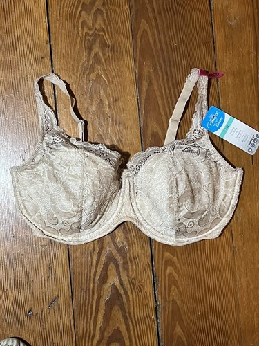 Playtex Bra US 4514 Love My Curve Lightly Lined Underwire 36DDD Beige ...