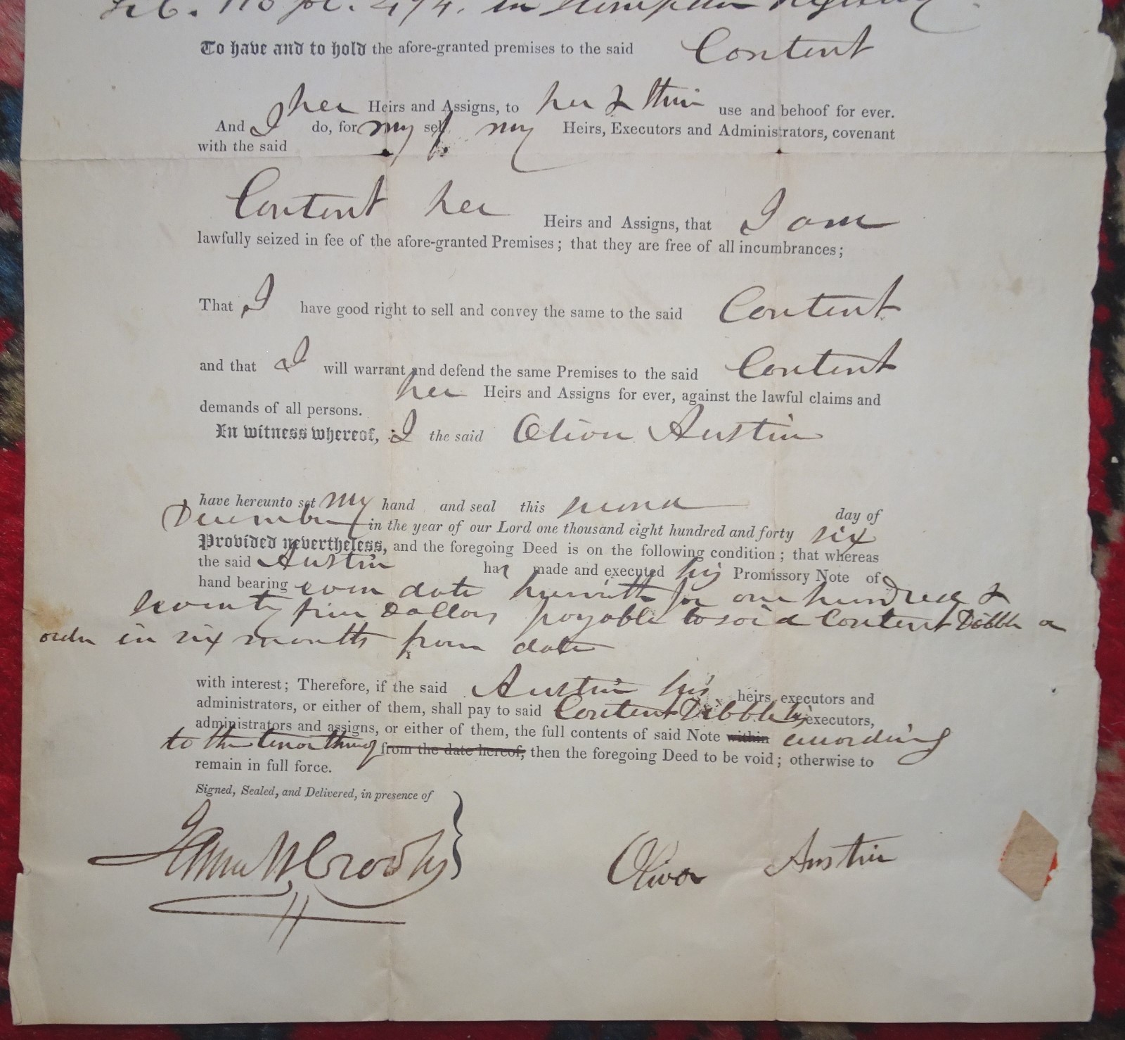 American Land Lease Mortgage INDENTURE Austin Dibble HAMPDEN ...