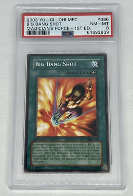 2003 Yu-Gi-Oh! MFC-086 Big Bang Shot 1st Edition Rare PSA 8 | eBay