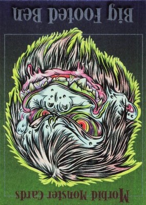 Morbid Monster Cards Big Footed Ben 1999 Trading Card #43 | eBay