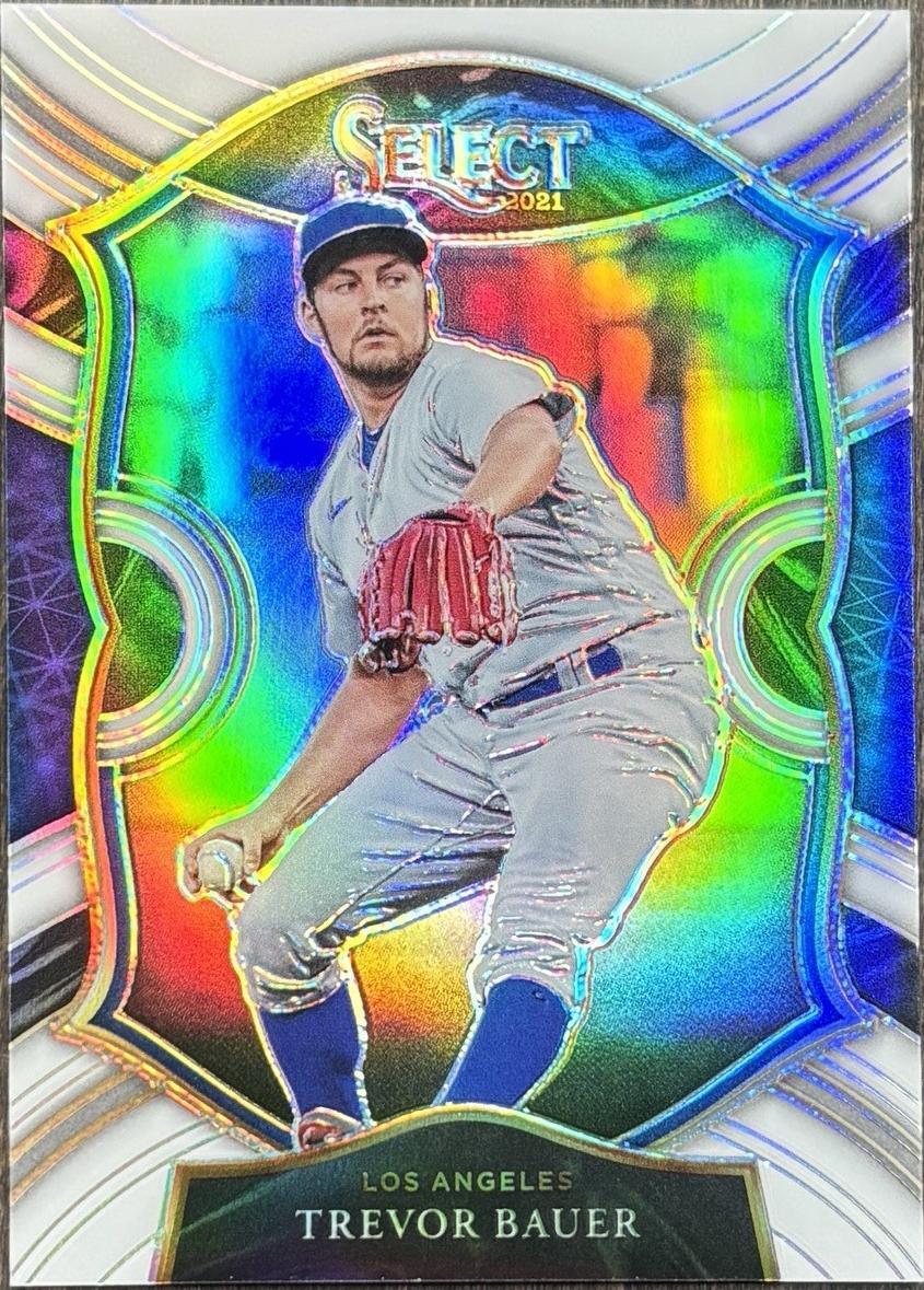 2021 Panini Select - Concourse Trevor Bauer #2 White Prizm /50 for sale ...