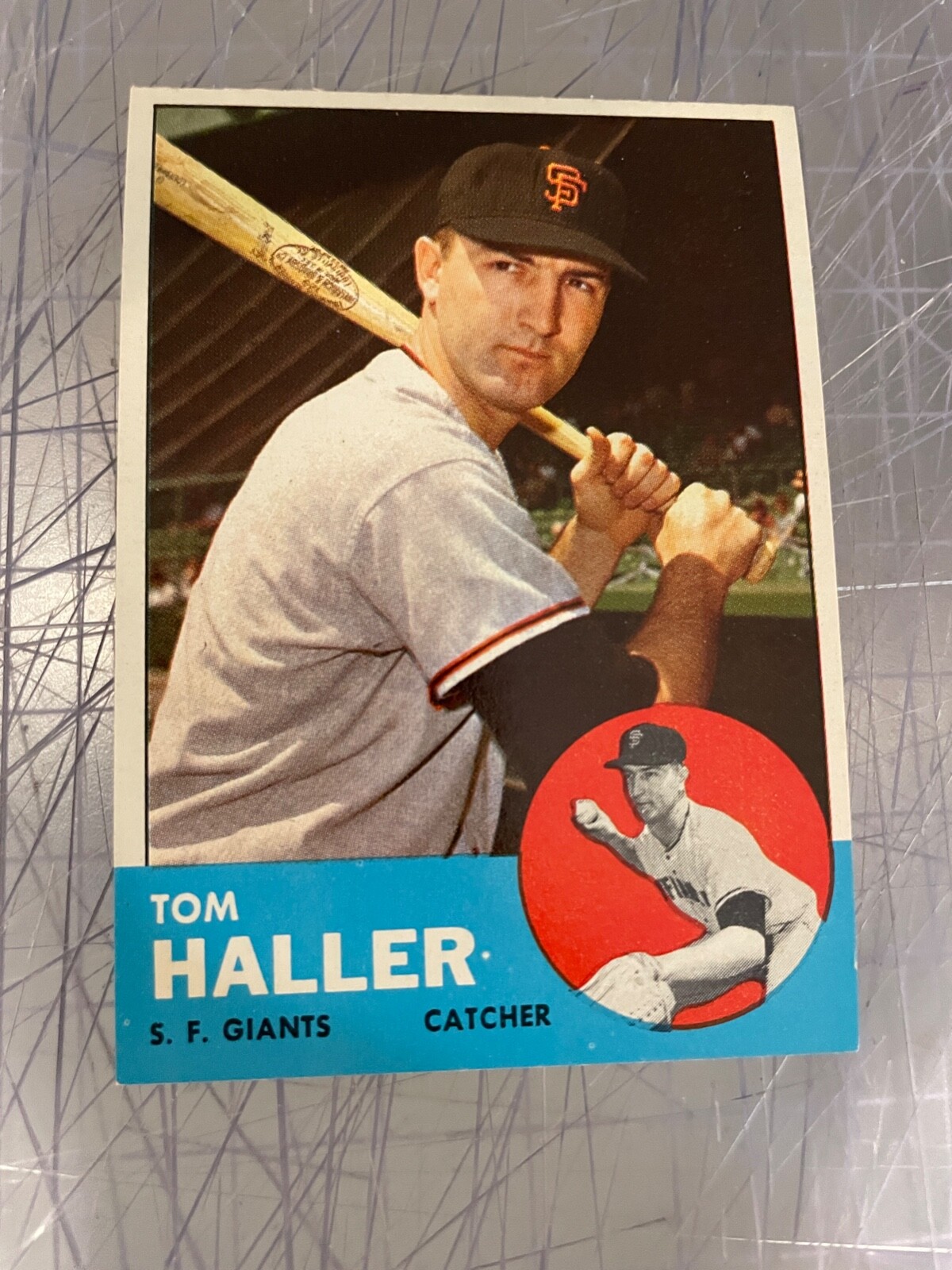 1963 TOPPS #85 TOM HALLER SAN FRANCISCO GIANTS BASEBALL CARD NM/MT | eBay