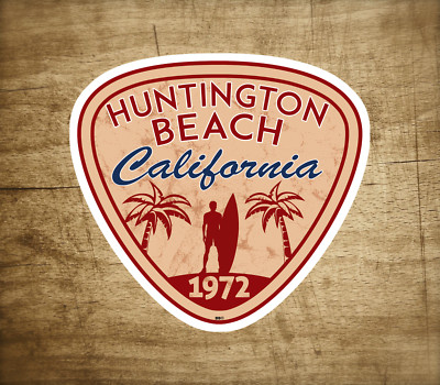 Huntington Beach California Decal Sticker 3" Surfing Pacific Ocean Surf ...