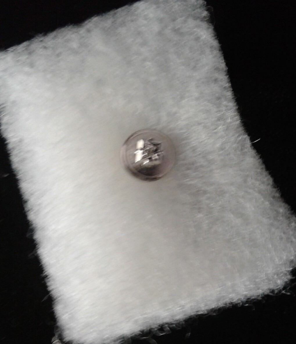 Anson Diamond In Sterling Silver Men's Round Tie Tac/… - Gem